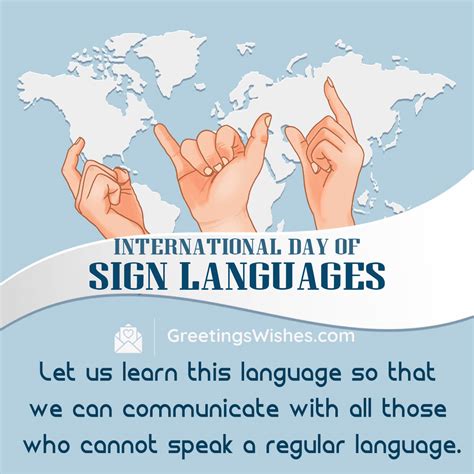 International Sign Language Day Wishes 23 September Greetings Wishes