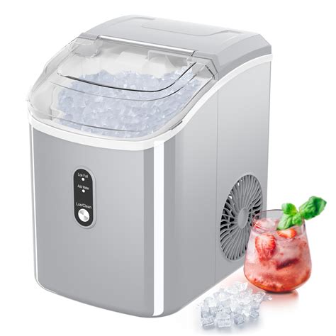 Nugget Ice Maker Countertop Portable Crushed Sonic Ice Machine Self Cleaning Ice Makers With