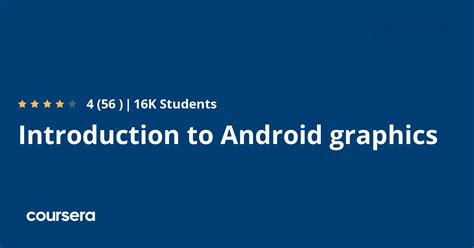 Introduction To Android Graphics Coursera
