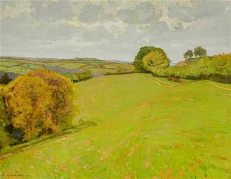 Sold Price William Wendt American 1865 1946 Green Fields Signed
