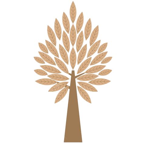 Art Tree Silhouette Season Bark Texture Vector Season Bark Texture