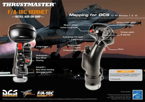 F A 18c Hornet Hotas Add On Grip Thrustmaster