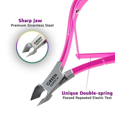 Professional Stainless Steel Cuticle Trimmer And Pusher Sharp Double