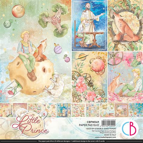 The Little Prince Paper Pad 12x12 12pkg