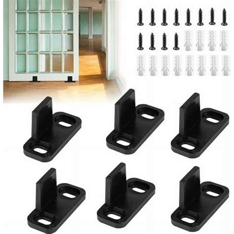 Guía De Puerta Corredera De Plástico De 6 Piezas 452024 Mm Guía De