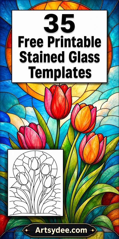 Stained Glass Patterns Free Printables Artofit