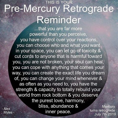 💫 💗 💫 Mercury Turns Retrograde On July 7th And Is Currently In The