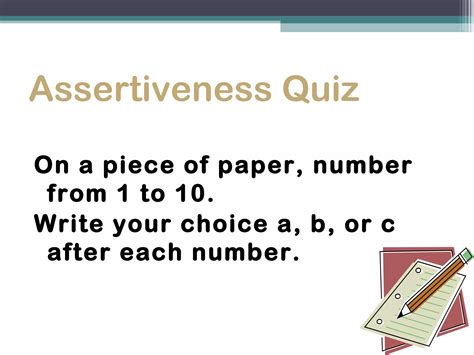 Assertiveness In The Workplace Ppt