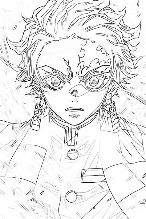 58 Coloriage Demon Slayer Des Combats Épiques Et Personnage