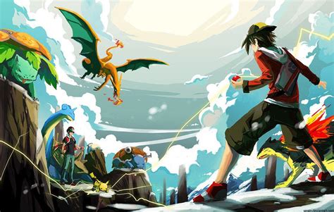 Pokemon Trainer Red Wallpapers Top Free Pokemon Trainer Red