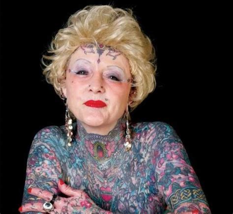 Isobel Varley Worlds Most Tattooed Female Pensioner Dies Aged 77
