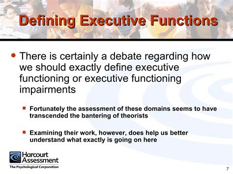 Executive Functioning Assessment In Psychoeducational Domains Ppt
