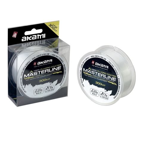 Akami Masterline 0265mm Lenza In Nylon Bobina Da 300 Mt