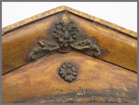 French Neo Classical Barometer With Reverse Painted Dial Ruby Lane