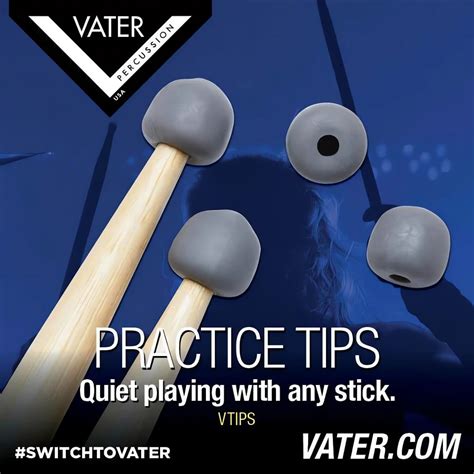 Vater Practice Tips Gumowe Nakładki Do Cichego ćwiczenia Infomusic Pl