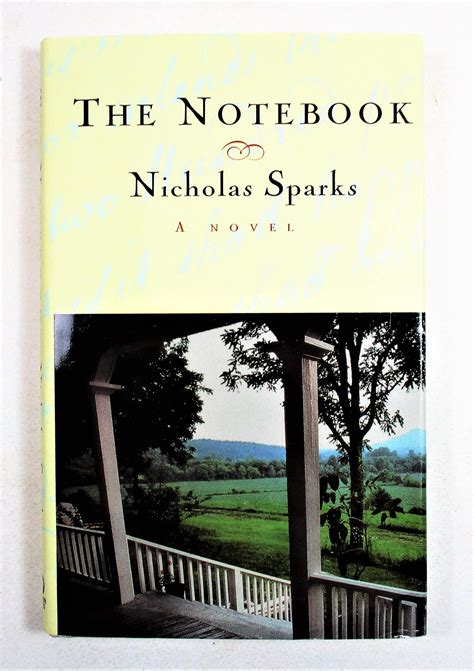 By Nicholas Sparks The Notebook Nicholas Sparks Books