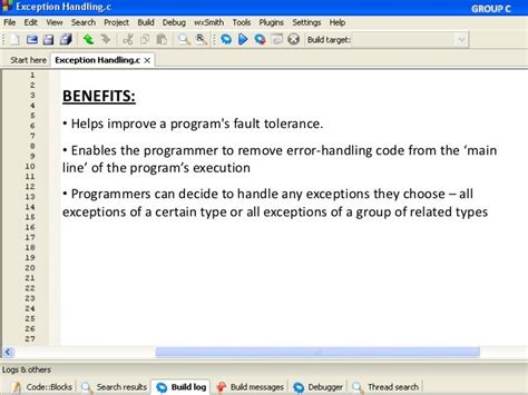 Exception Handling In C Programming