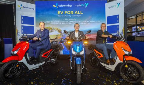 Celcomdigi Tawarkan Motosikal Ev Melalui Pelan Langganan Pascabayar