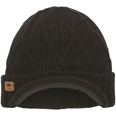 Coal Yukon Brim Toque Black Rumor Boardshop