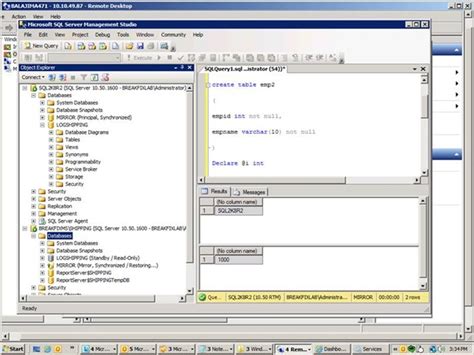 DATABASE MIRRORING SQLServerWiki
