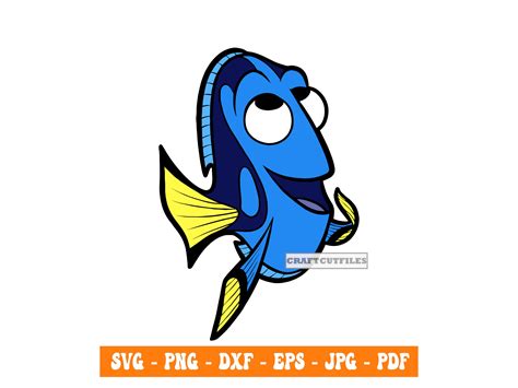 Dory Svg Png Pdf Dory Vector Etsy