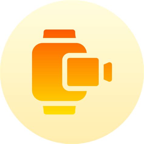 Smartwatch Basic Gradient Circular Icon