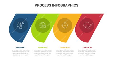 Premium Vector Business Process Stage Infographics Template Diagram