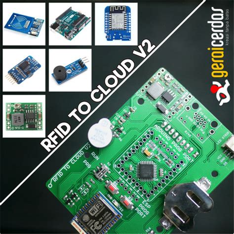 Jual Rfid To Cloud Custom Arduino Esp8266 Nfc 1356mhz Ds3231 Compact