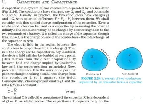 Solution Capacitor And Capacitance Detailed Notes About Capacitor