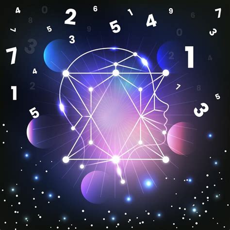 Premium Vector Gradient Numerology Background