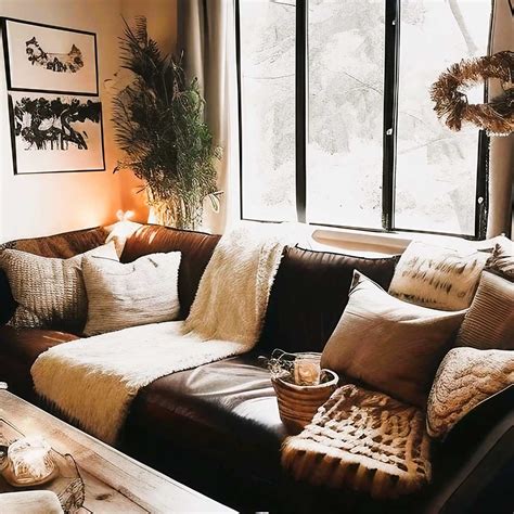 Cozy Living Rooms Leather Furniture