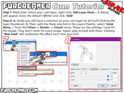 FurCreamer GIMP Cum Tutorial Furtributes On Tumblr