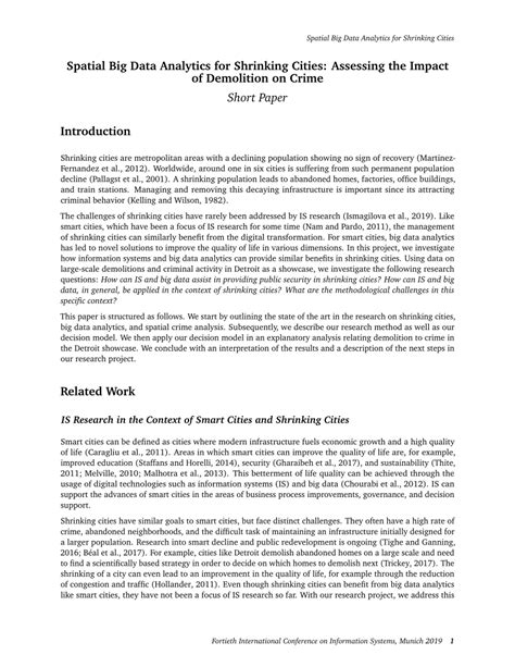 Pdf Spatial Big Data Analytics For Shrinking Cities Assessing The