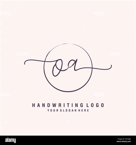 Oa Font Stock Vector Images Alamy
