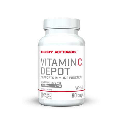 ویتامین سی C بادی اتک 90 کپسول Vitamin C Body Attack