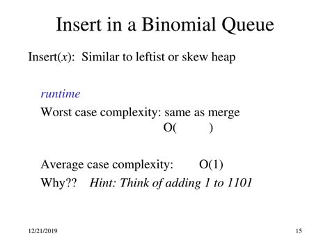 Ppt Cse 326 Data Structures Binomial Queues Powerpoint Presentation