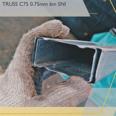 Jual Baja Ringan Truss Canal C Bahan Sni 0 75 Mm Full Galvalum Supra