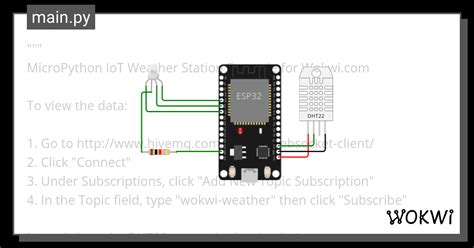 Micropython Mqtt Weather Logger Esp Copy Copy Wokwi Esp Stm Arduino Simulator