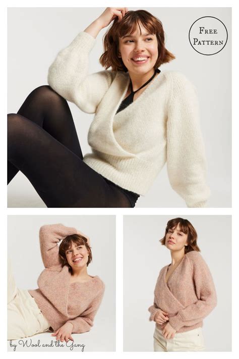 10 Wrap Top Cardigan Free Knitting Patterns Artofit
