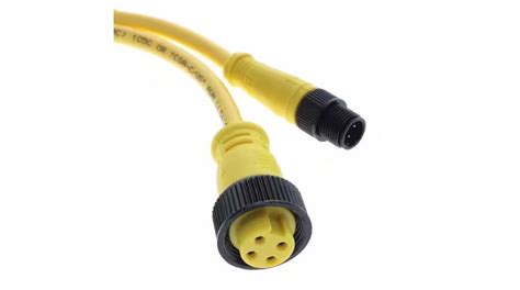 1300100132 Molex Cordset Yellow Straight 1m Plug Socket Conductors 4 Distrelec