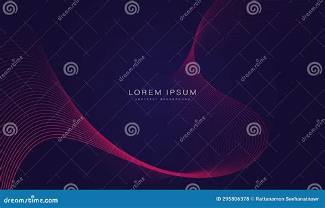abstract glowing wave lines on dark background dynamic wave pattern