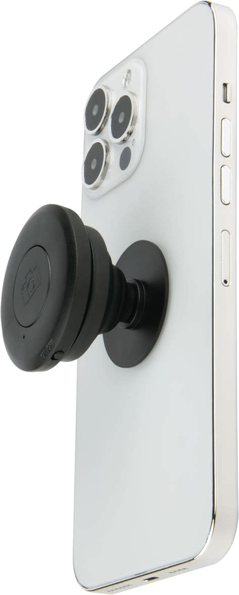 Collapsible Cell Phone Grip With Shutter Button By Its