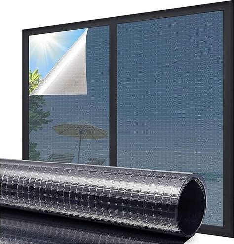 Skyauks Window Privacy Film One Way Window Tint With Heat Control Uv