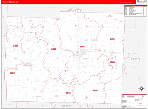 Johnson County Zip Code Map