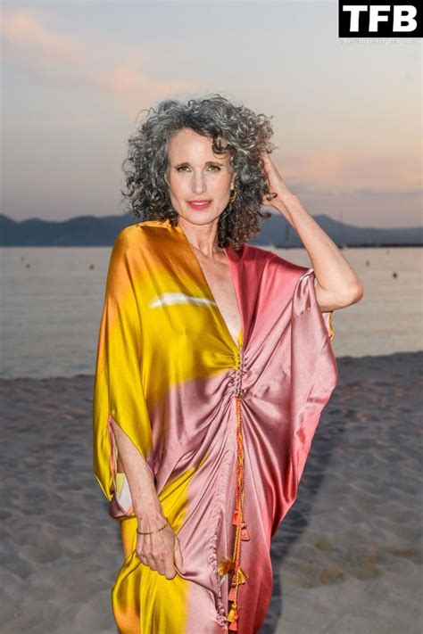 Andie Macdowell Shows Her Pokies At The Loreal Paris Lights On Women Award 2022 5 Photos