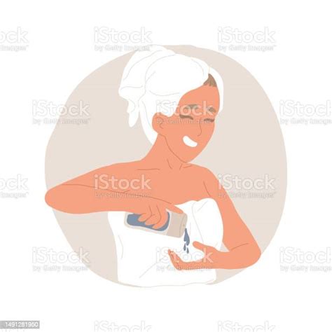 Body Lotion Isolated Cartoon Vector Illustration Stock Illustration