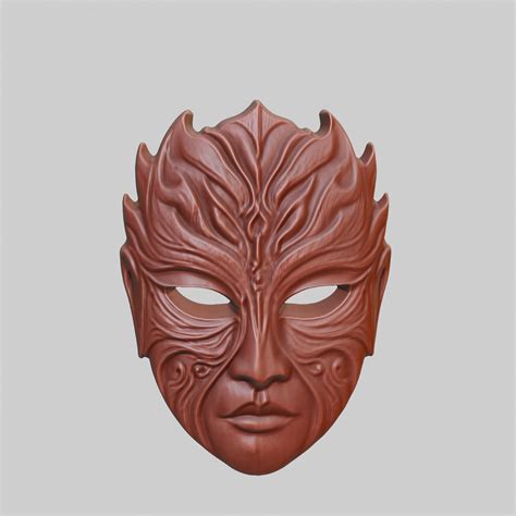 3d File Mask For Cnc Router Laser And 3d Printer 091 🖨️ ・template To Download And 3d Print・cults