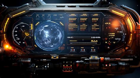 Spatial Ui Interface Technological Threedimensional Space Sensation Created With Generative Ai