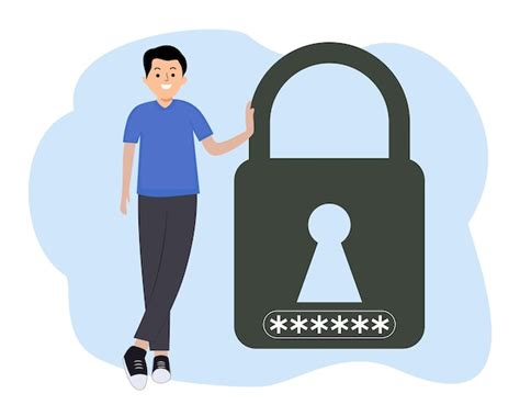 Premium Vector Lock Security System Or Data Protection System