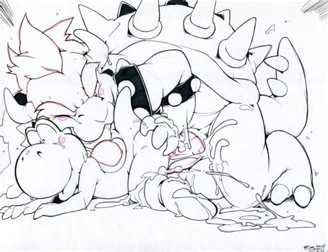 Rule 34 2015 All Fours Ambiguous Gender Blush Bowser Clothing Cum